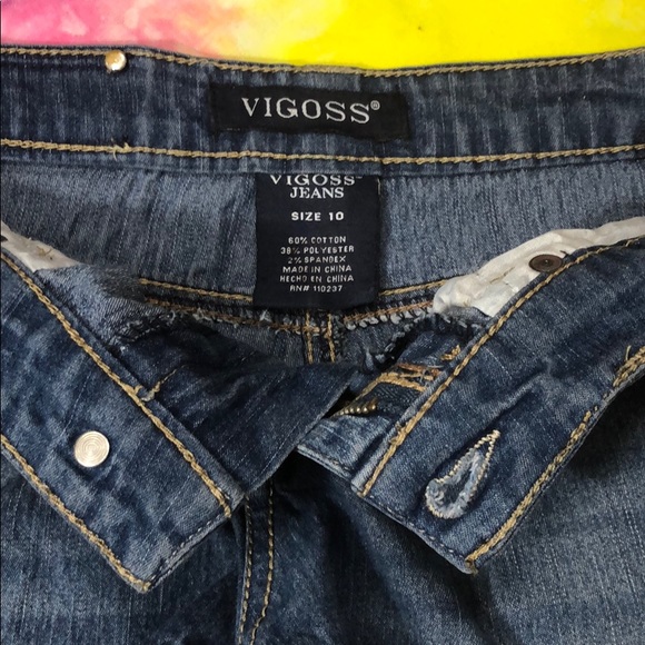 Vigoss | Bottoms | Vigoss Girls Denim Stretch Cuffed Shorts Size | Poshmark